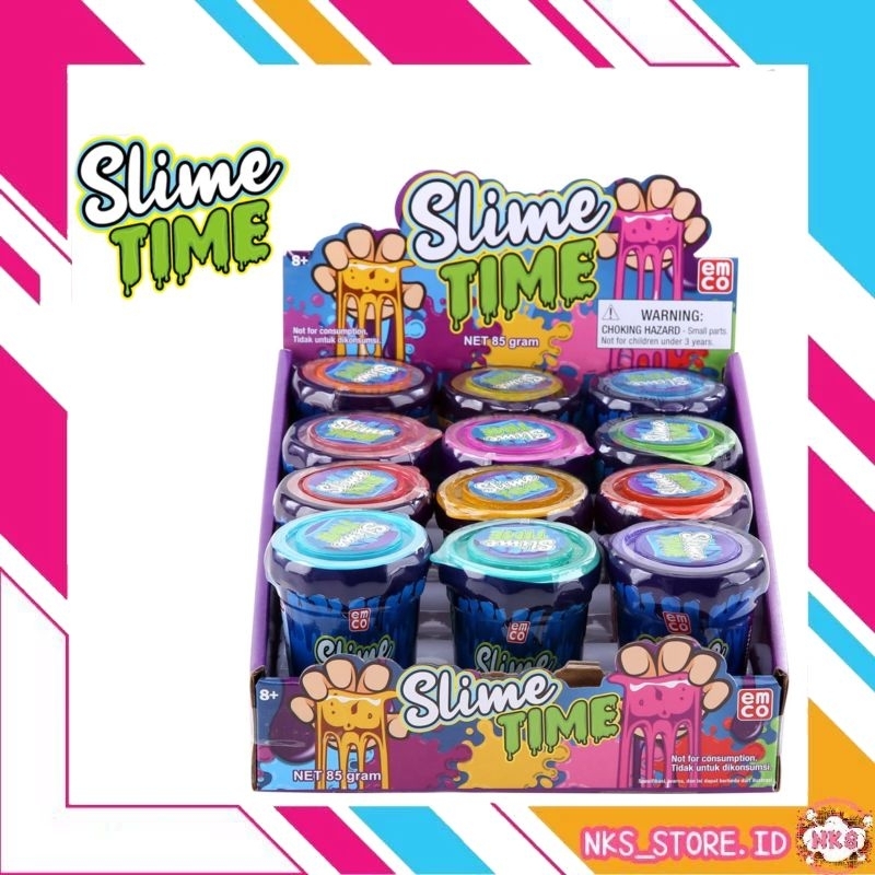 Jual Emco Slime Time BASIC TUBE Mainan Slime Toy Dough | Shopee Indonesia
