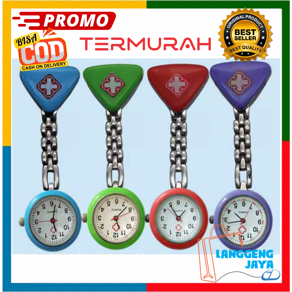 Jual Jam Saku Model Clip-On untuk Perawat Jam Suster | Shopee Indonesia