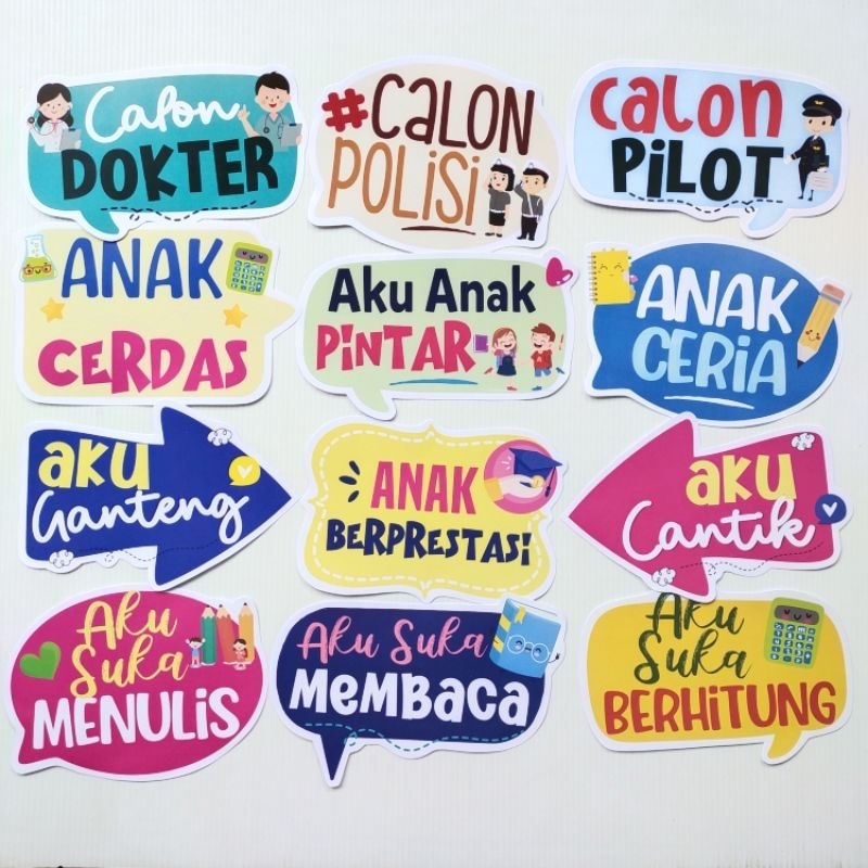 Jual TEMA SEKOLAH ANAK SANTRI GRADUATION & BACK TO SCHOOL & PROFESI ...