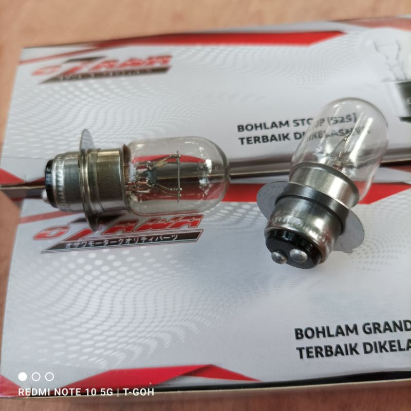 Jual bohlam lampu depan motor bebek matic 12v kmpu h6 depan motor | Shopee Indonesia