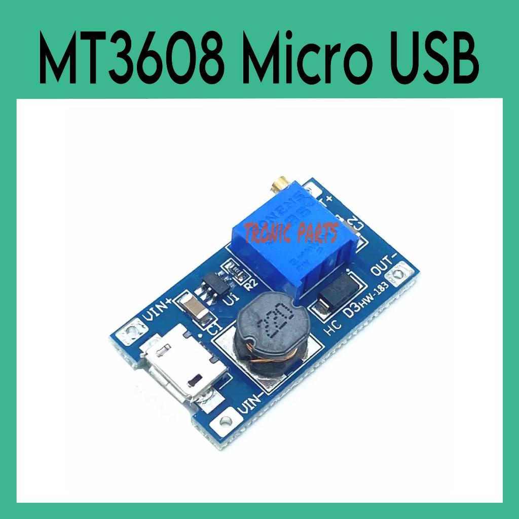 Jual MT3608 DC-DC Step Up Boost Module Converter USB Micro MT 3608 2A | Shopee Indonesia