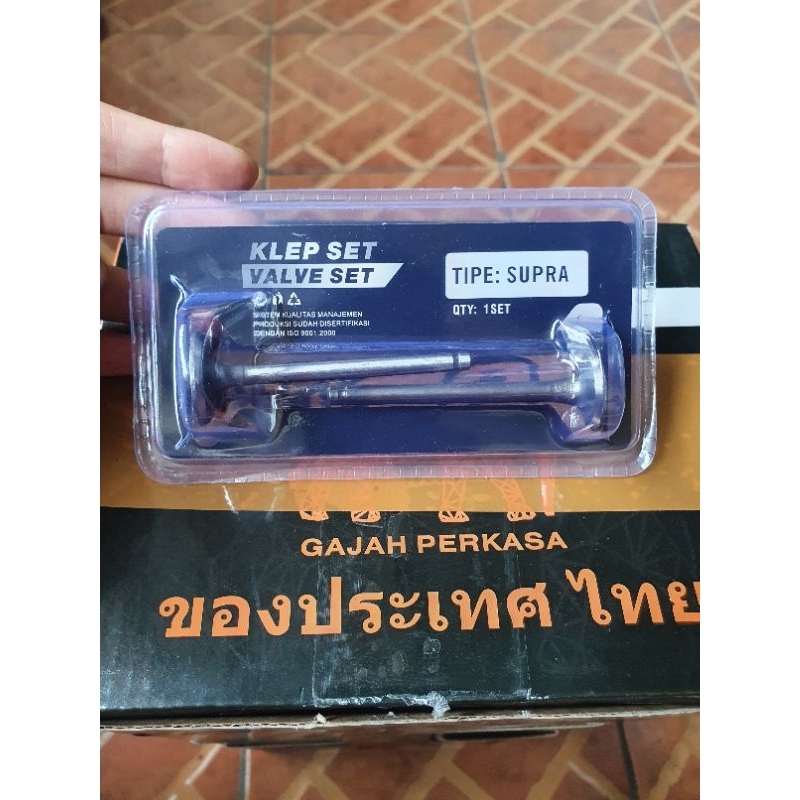 Jual KLEP SET MOTOR SUPRA X SUPRA THAI ORIGIN ASLI SEPASANG | Shopee ...