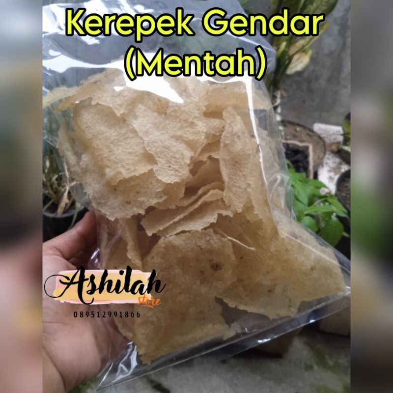 Jual (200 GR) KERUPUK GENDAR LEGENDAR / KARAK / KREPEK / KERUPUK NASI ...