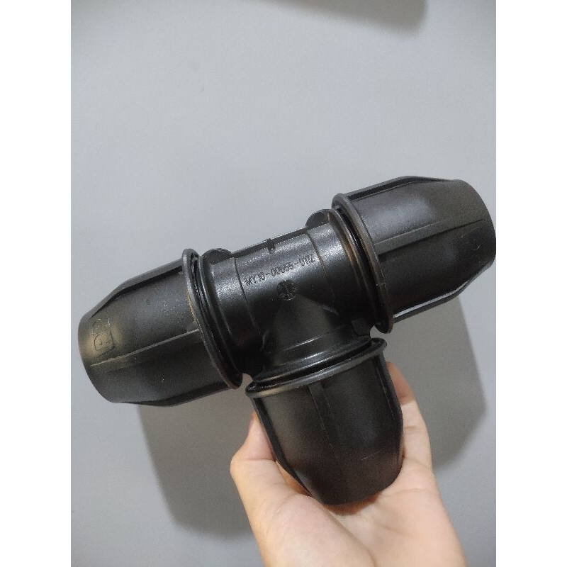 Jual Equal Tee HDPE 1 1/2 Inch / Fitting pipa hdpe | Shopee Indonesia