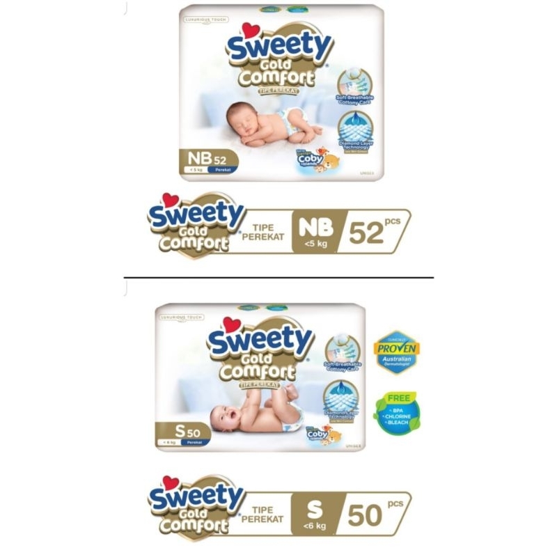 Jual Sweety Gold Comfort Tape NB52 / S50 | Shopee Indonesia