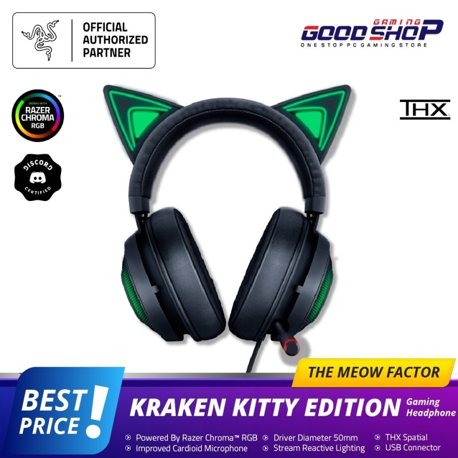 Jual Razer Kraken Kitty Edition - Gaming Headset | Shopee Indonesia