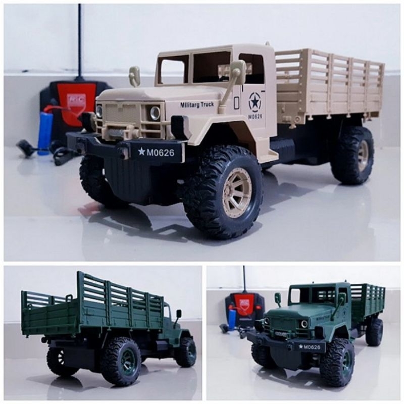 Jual RC Truk Militer Remote Control Besar 1/16 - Mainan Mobil Remot ...