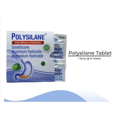Jual Polysilane Tablet Kunyah 8 Tablet | Shopee Indonesia