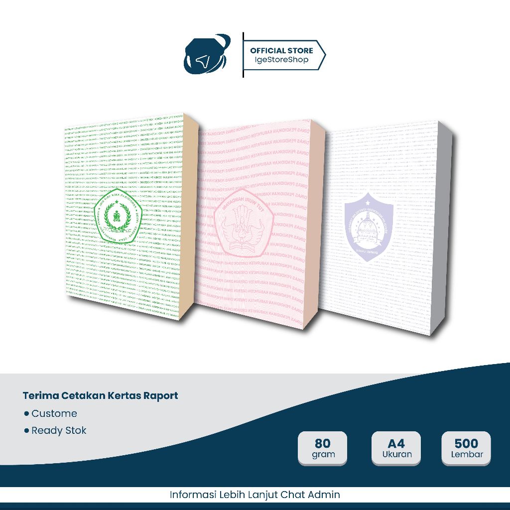 Jual Cetak Custom Kertas Raport A4 | Shopee Indonesia