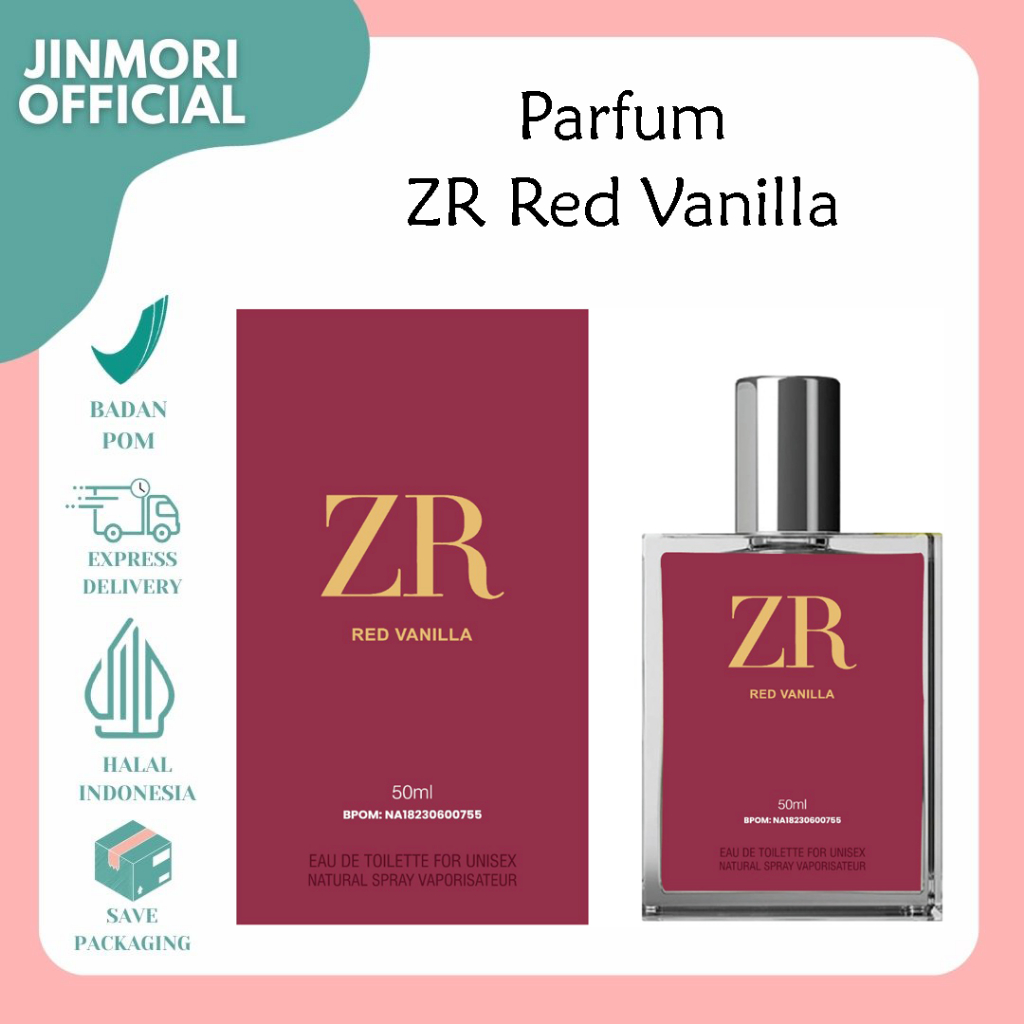 Jual JM - [BPOM] Parfum ZR Red Vanilla 50ml Premium / Parfum ZR Red Vanilla 50ml Best Seller ...