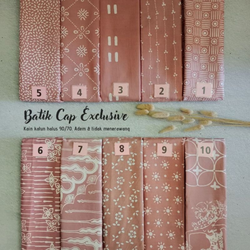 Jual Kain Batik Cap Serian Warna Coksu Kain Batik Cap Garutan Halus ...