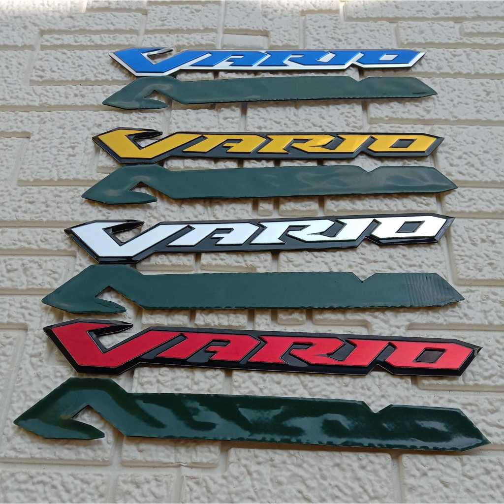 Jual sepasang / 2pcs EMBLEM VARIO LOGO TIMBUL VARIO 3D EMBLEM VARIO 3D ...