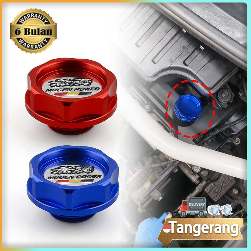 Jual Mugen Power Oil Cap Honda Aluminum Car Engine Mobil Penutup Oli ...