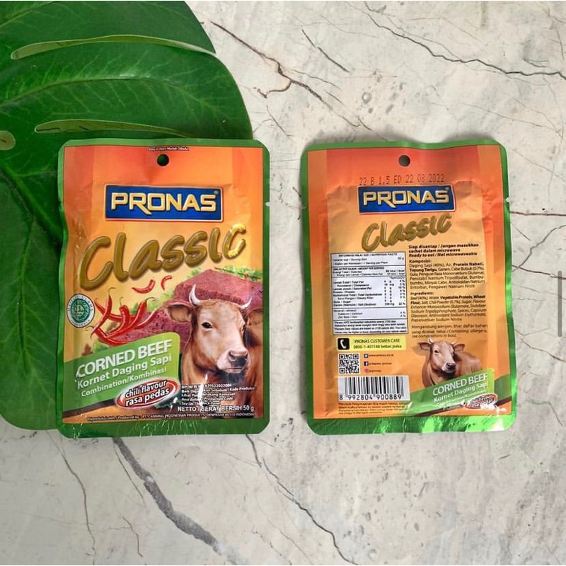 Jual Pronas Classic Corned Beef Chili Flavour 50gr | Shopee Indonesia