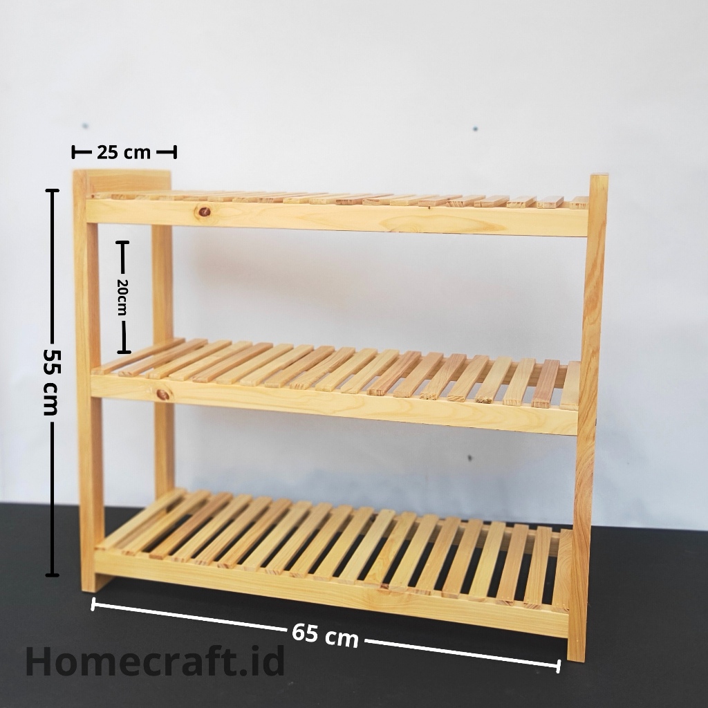 Jual RAK SEPATU / RAK PENYIMPANAN 3 Tingkat Extra Besar | Shopee Indonesia