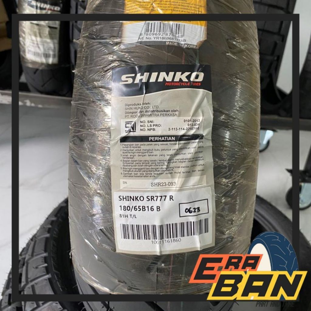 Jual BAN LUAR SHINKO SR777 R 180 65B RING 16B (HARLEY DAVIDSON) | Shopee Indonesia