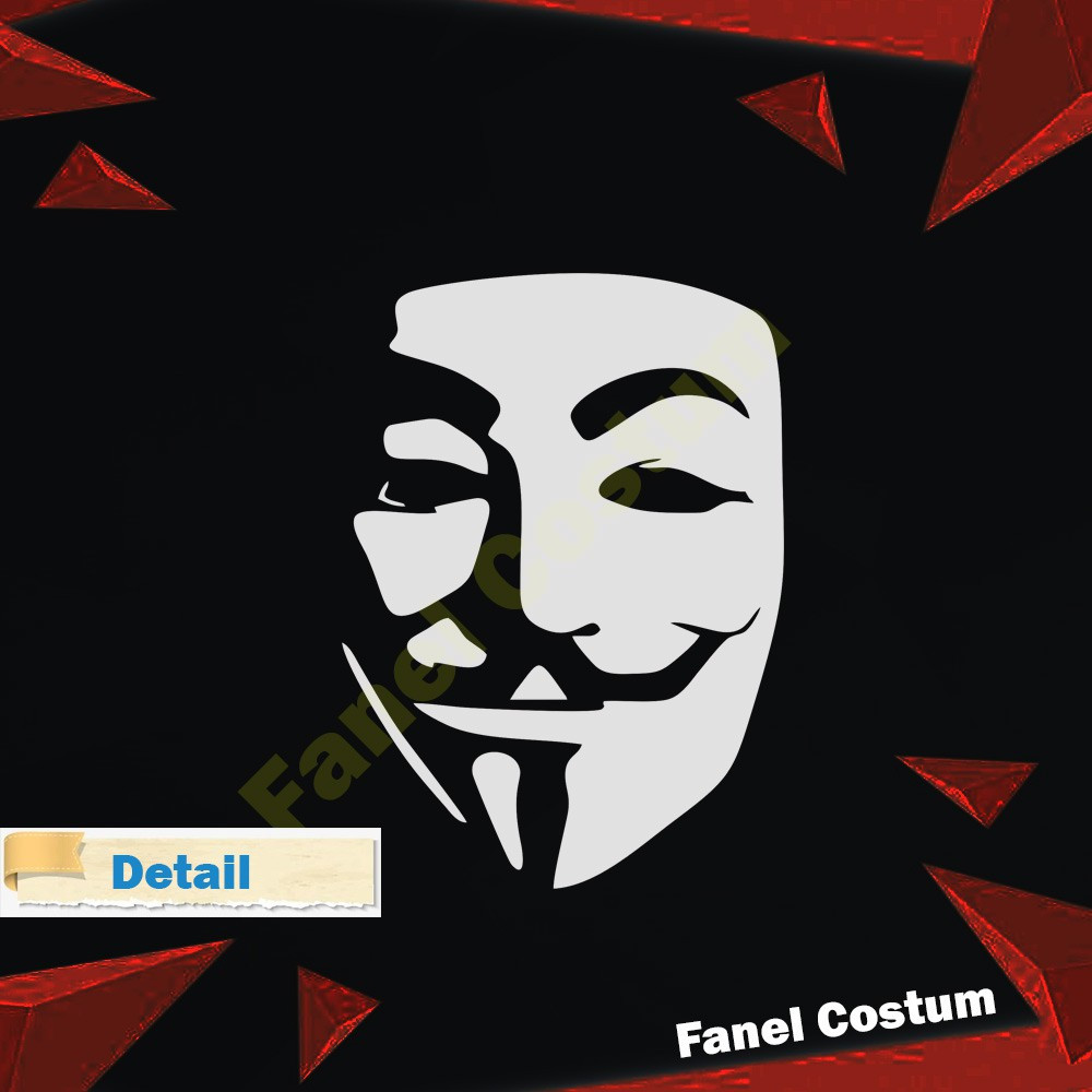 Jual STIKER ANONYMOUS ALERT CUTTING STICKER MOBIL LAPTOP | Shopee Indonesia