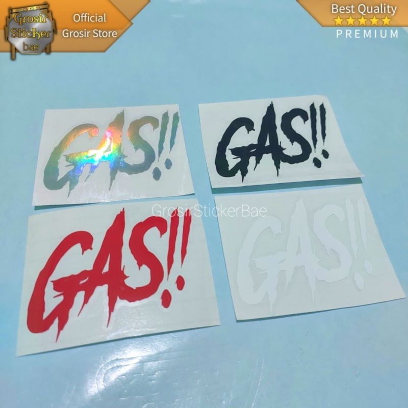 Jual sticker GAS stiker cutting harga grosir | Shopee Indonesia