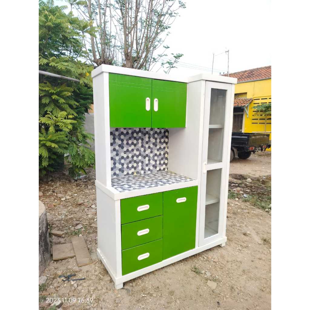 Jual LEMARI SAYUR GENDONG 3 PINTU/LEMARI PIRING MINIMALIS | Shopee ...