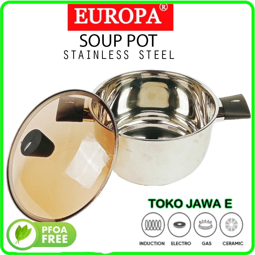 Jual PANCI EUROPA SOUP POT 1 Susun Panci Sup Stainless | Shopee Indonesia