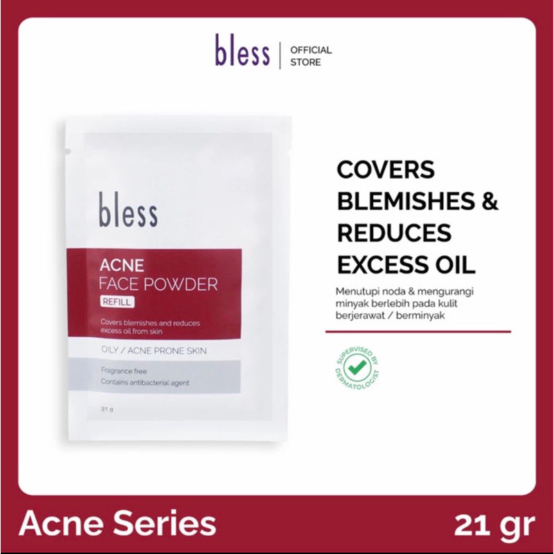 Jual Bless Acne And Normal Face Powder Refill | Shopee Indonesia