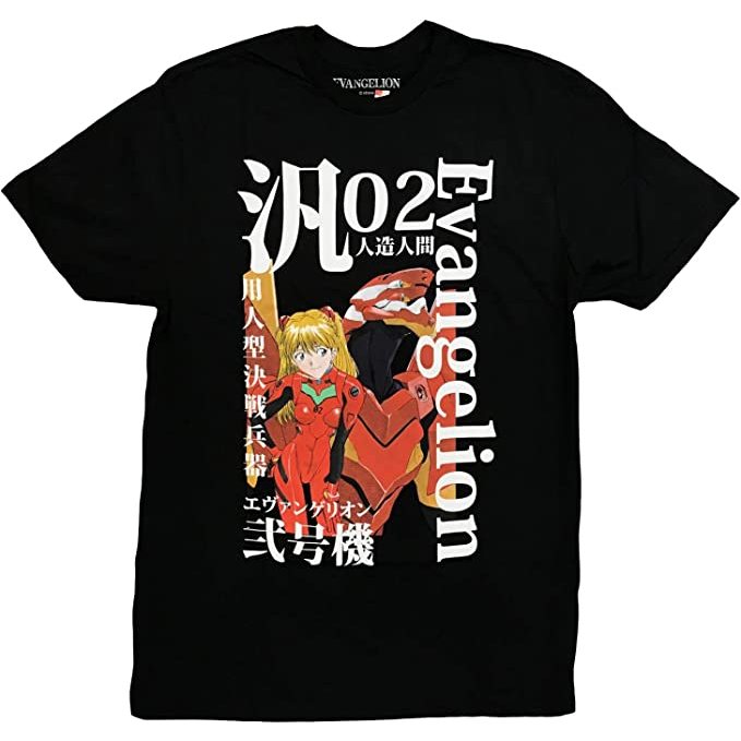 Jual KAOS DEWASA Neon Genesis Evangelion Asuka and Evangelion Unit-02 T ...