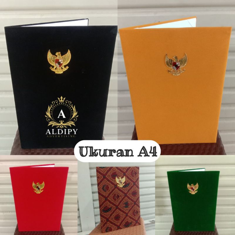 Jual Map Upacara Bludru Garuda Pancasila Kuningan coating Ukuran A4 ...