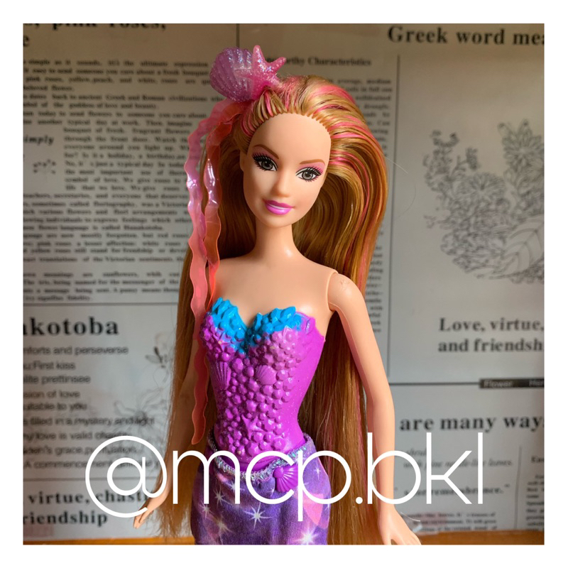 Jual Barbie as Romy the Mermaid from Secret Door Movie Preloved ...