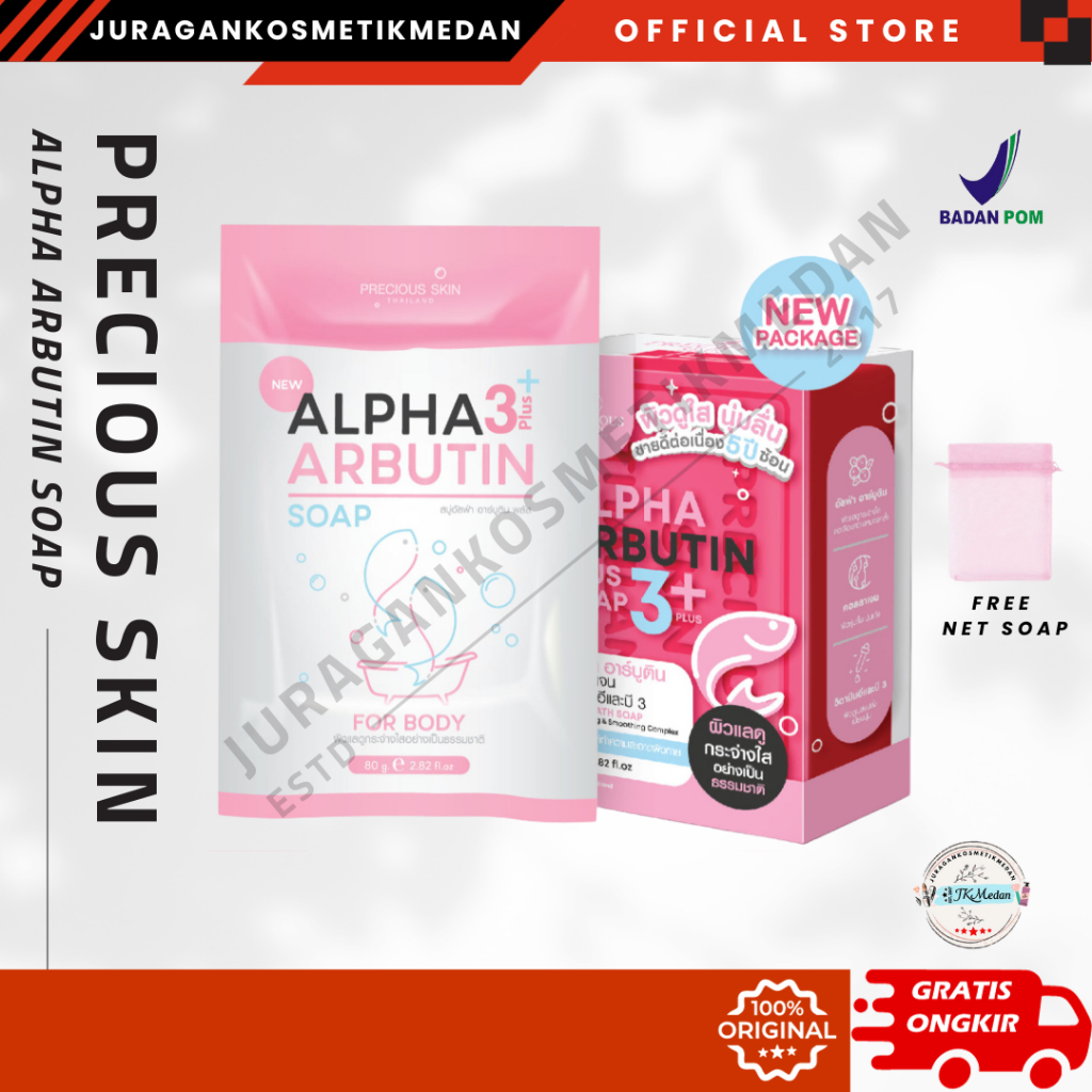 Jual ALPHA ARBUTIN SOAP COLLAGEN SOAP PRECIOUS SKIN ALPHA ARBUTIN 3 ...