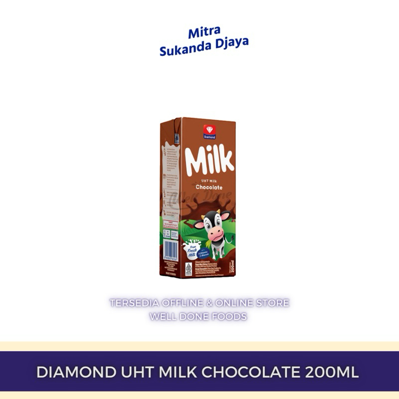 Jual Diamond UHT Milk Chocolate 200ml | Shopee Indonesia