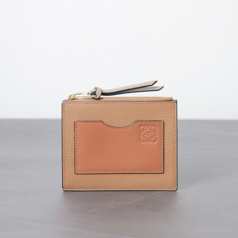 Jual Original Loewe Large Coin Card Holder / Case in Soft Grained ...