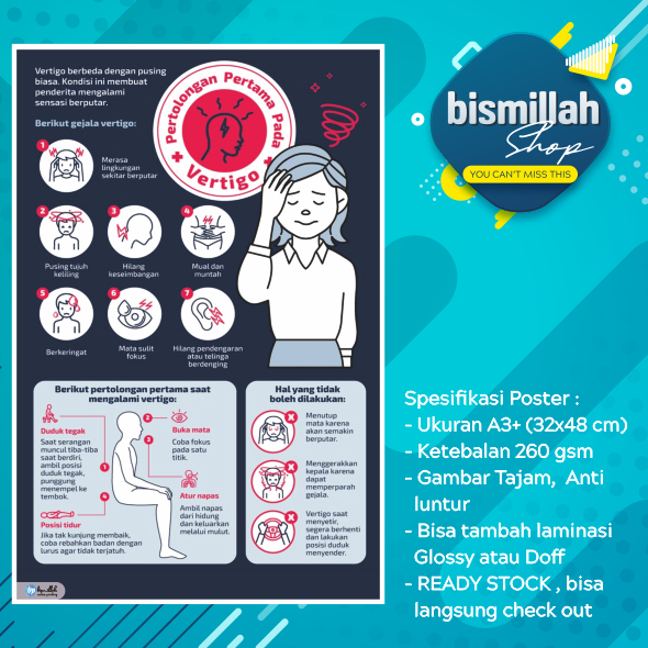 Jual Poster kesehatan Vertigo | Shopee Indonesia
