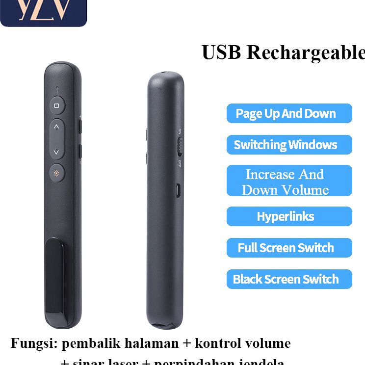 Jual Terbatas Laser Pointer Wireless Pointer Presentasi PPT Presenter ...