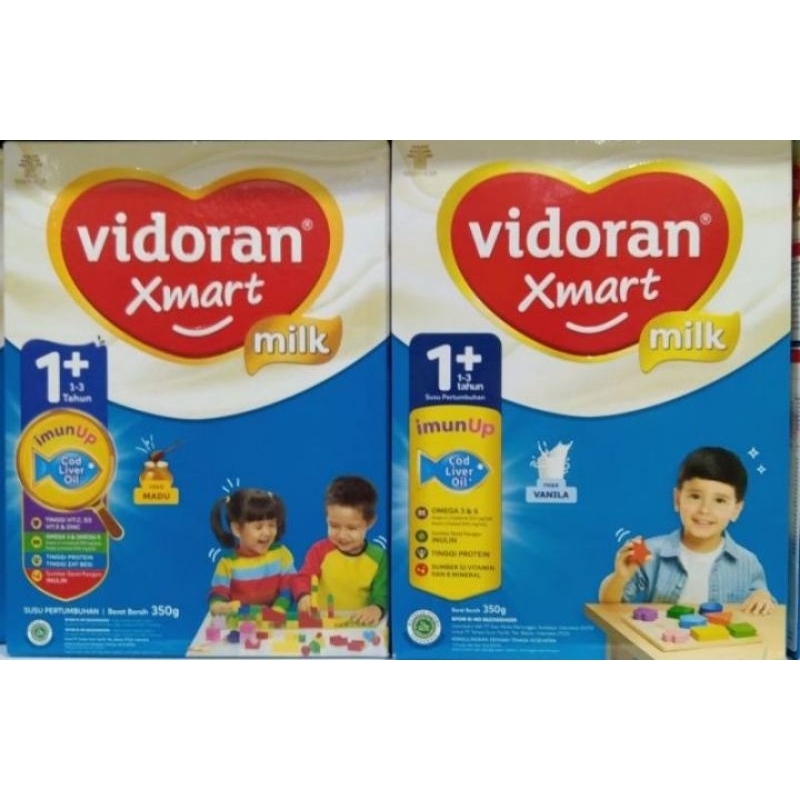 Jual VIDORAN XMART 1+ 3+ 5+ 350GR MADU DAN VANILA | Shopee Indonesia