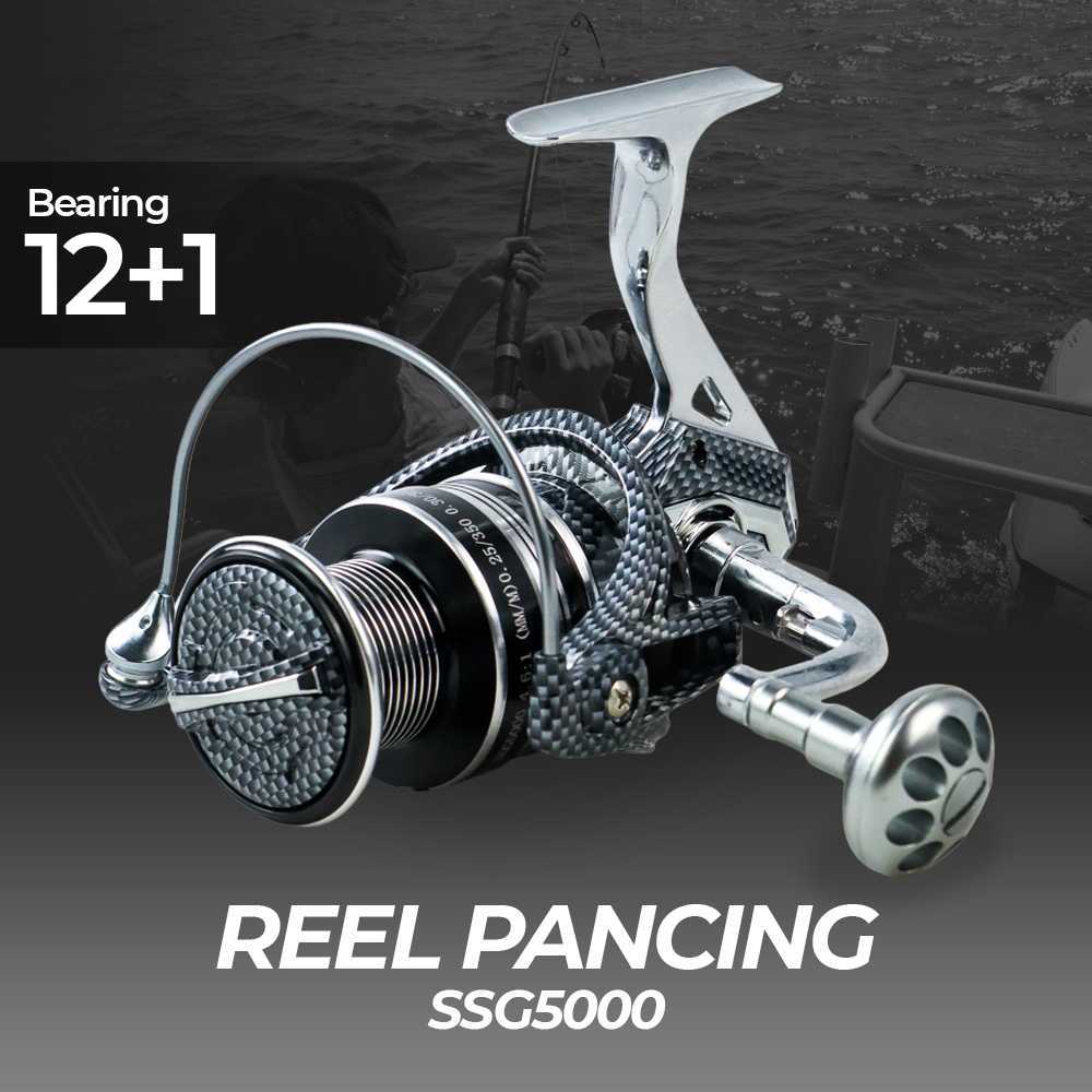 Jual Gulungan Pancing ril Reel Pancing Spinning SSG5000 12+1 Ball ...