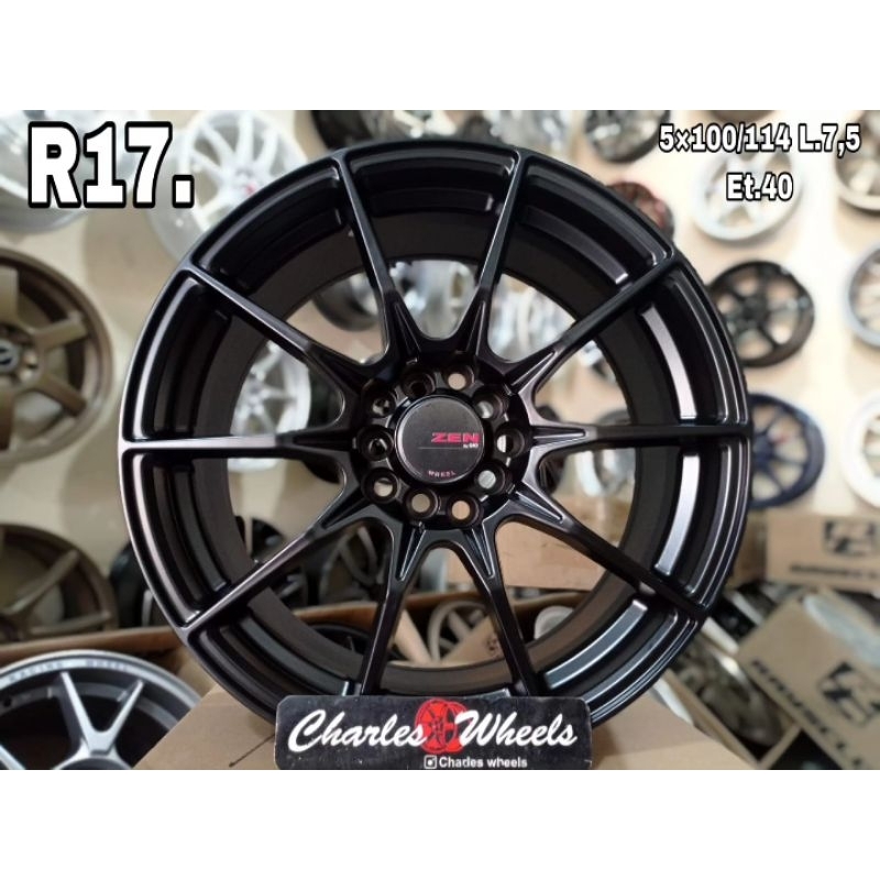 Jual INVOICE VELG BARU ZEN GT mate black RING 17. | Shopee Indonesia