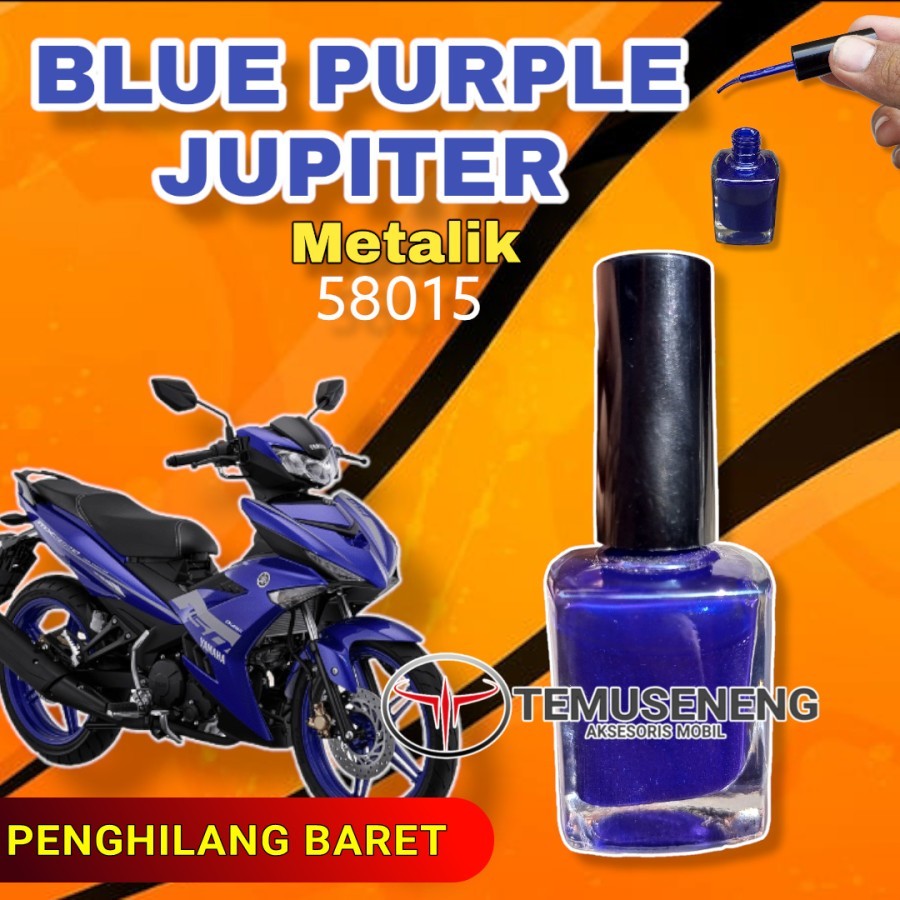 Jual Cat Blue Purple Jupiter Metalik Biru Yamaha Penghilang Baret Motor 58015 | Shopee Indonesia