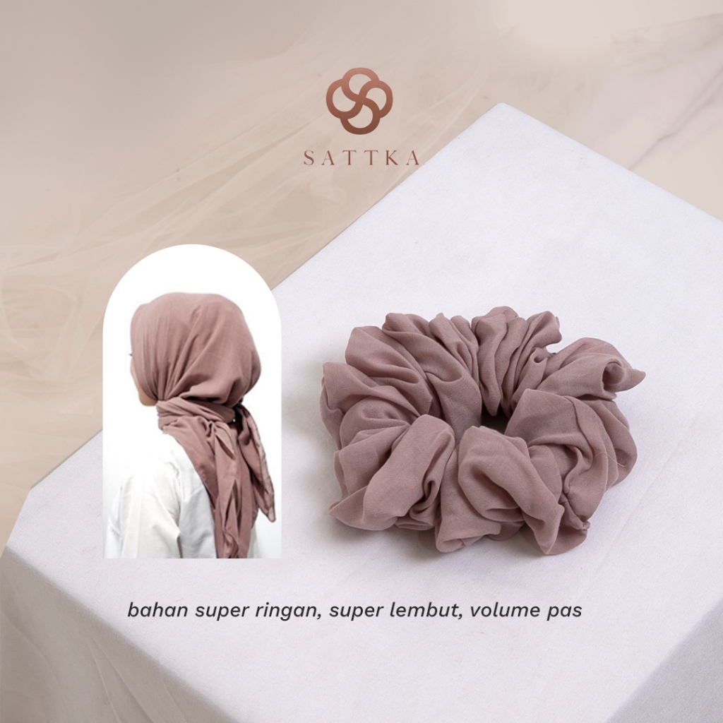 Jual Sattka Scrunchie / Ikat Rambut Hijab / Cepolan HIjab Premium ...
