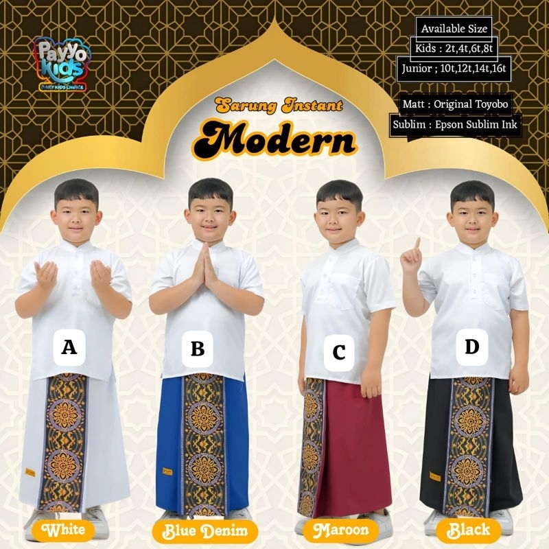 Jual Sarung Instant Modern Vol 4 New Colour New Motif Modern By Payyo ...
