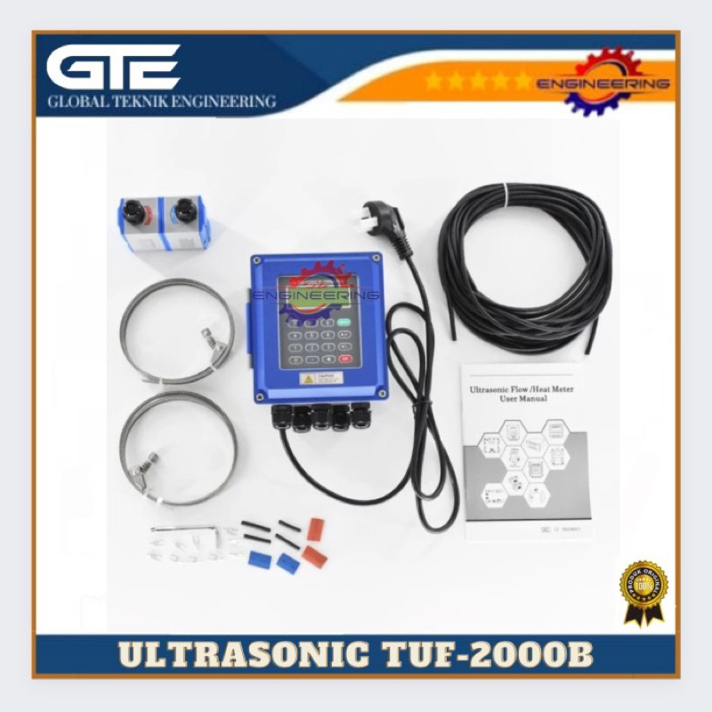 Jual Ultrasonic Flow Meter TUF-2000B 300 - 6000mm Transducer TL1 ...