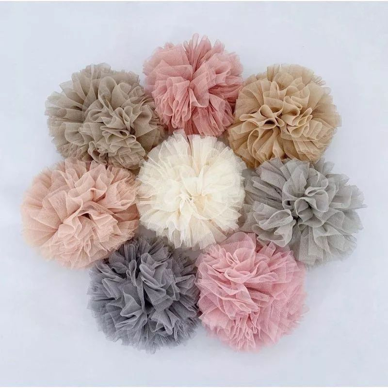 Jual SCHRUNCHIE TILE/IKAT RAMBUT TILE DUBAI TULLE/ Volume SCRUNCHIE ...