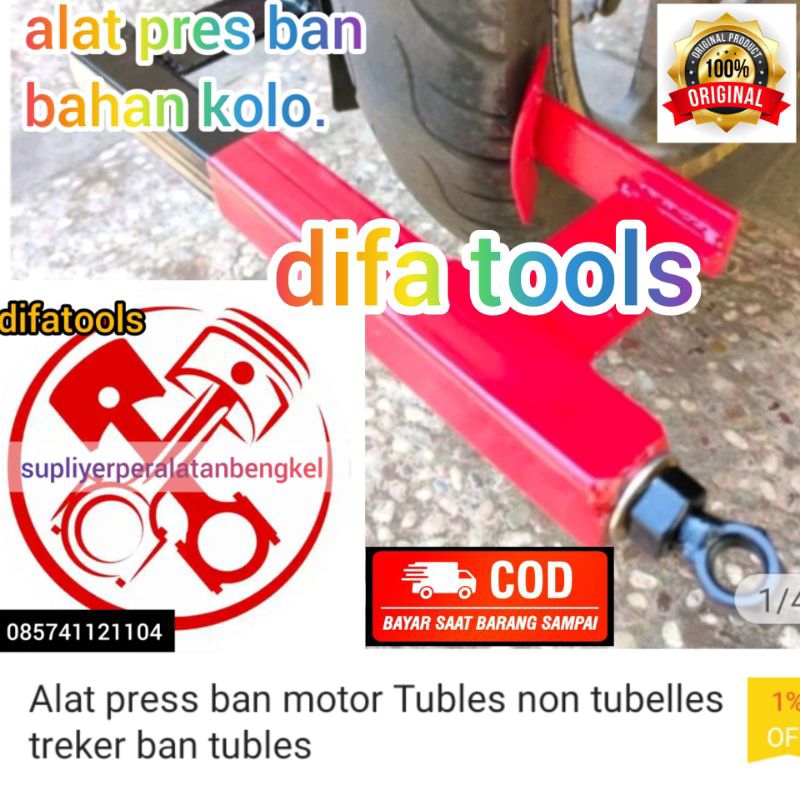 Jual Alat Pres Ban Tubles & non Tubeles Press Ban Motor Treker jepit ...