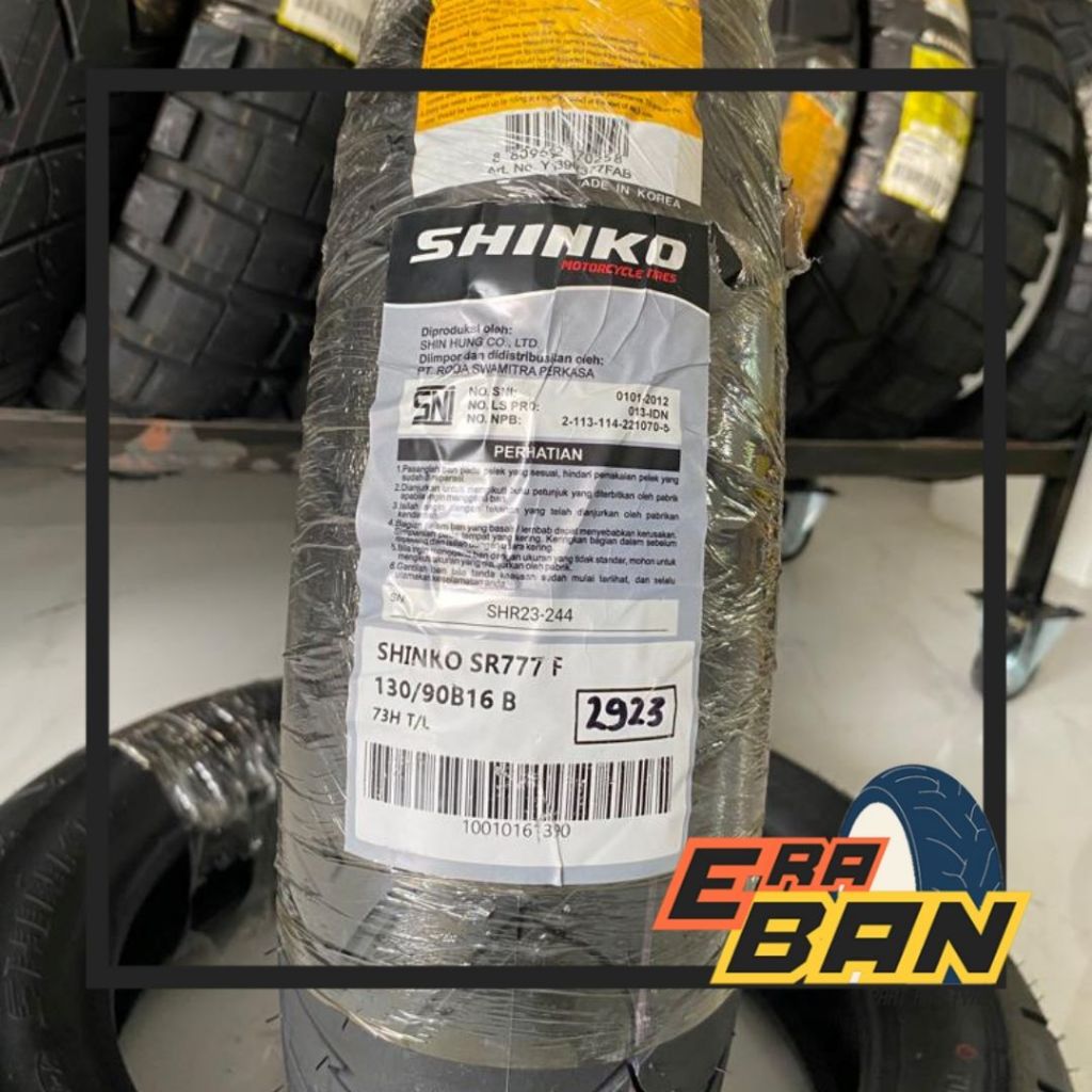 Jual BAN LUAR SHINKO SR777 F 130 90 B RING 16 (HARLEY DAVIDSON) | Shopee Indonesia
