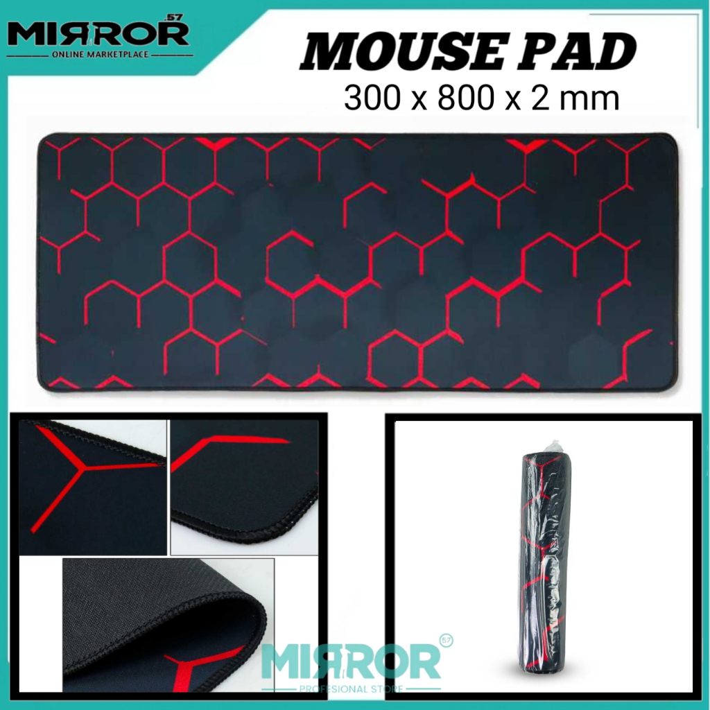 Jual Mouse Pad Gaming XL Desk Mat OLEVO Ukuran Besar 300 x 800 x 2 mm ...