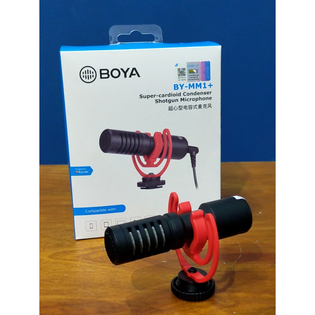 Jual Microphone BOYA BY-MM1 Cardioid Shotgun Mic DSLR Hitam ORIGINAL ...