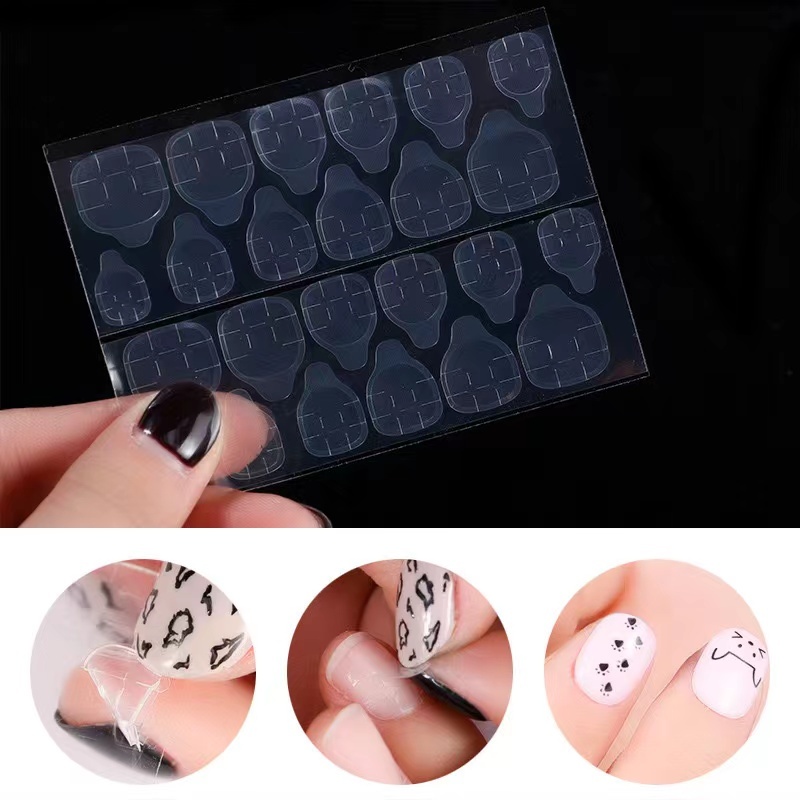 Jual Stiker Lem Kuku / Stiker Lem Kuku Palsu / Gel Nail Double Tape ...