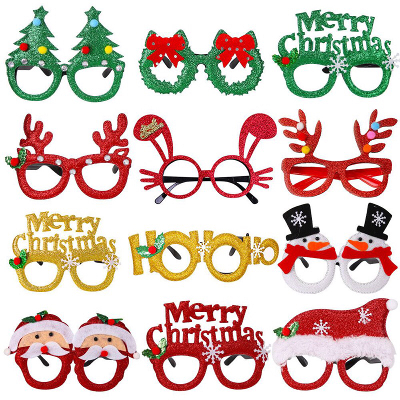 Jual kacamata natal / kacamata aksesori natal / christmas eyeglasses ...