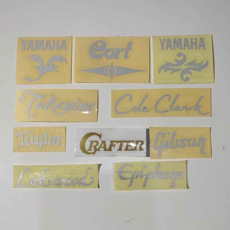 Jual Sticker Merk Head Gitar | Shopee Indonesia
