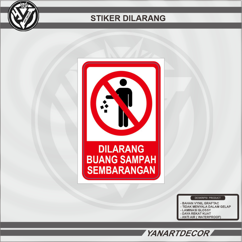 Jual STIKER DILARANG BUANG KE KLOSET, STIKER DILARANG MASUK, STIKER NO ... Jual STIKER DILARANG BUANG KE KLOSET, STIKER DILARANG MASUK, STIKER NO ...