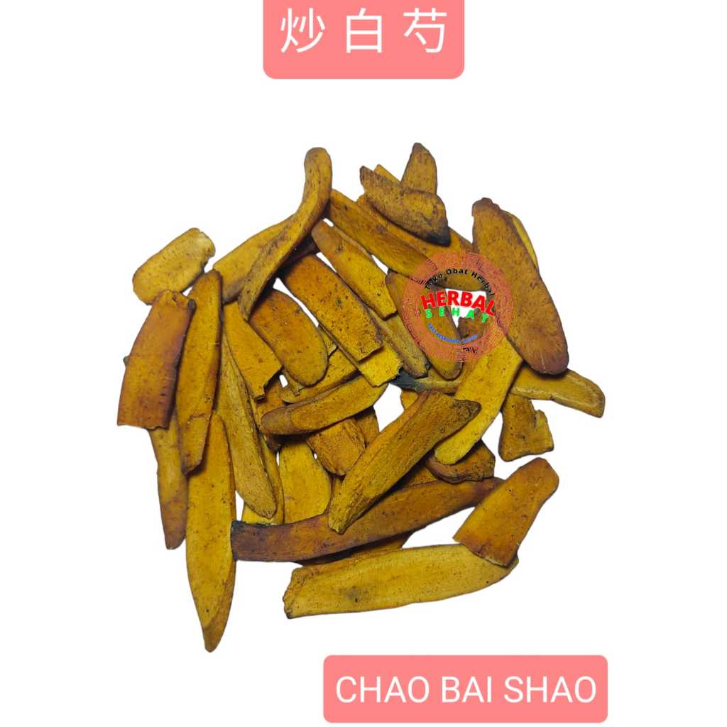 Jual Chao Bai Shao Yao 600gram 炒白芍药 Fried Peony Root Radix Paeonia ...
